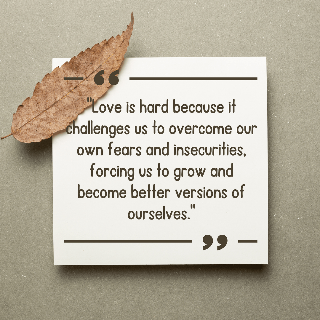 Love Is Hard Quotes - Quote Wonders